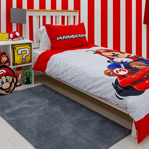 Nintendo Mario Closeup Single Duvet Cover Set