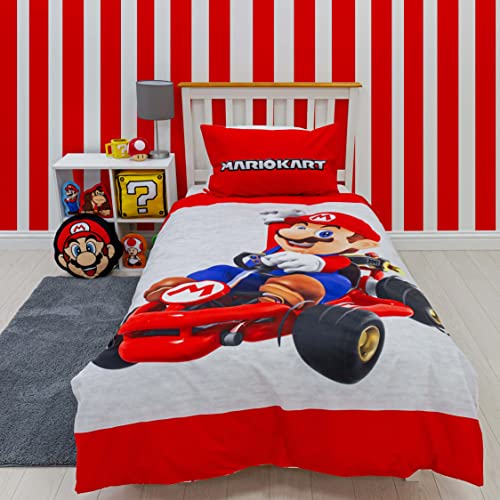 Nintendo Mario Closeup Single Duvet Cover Set