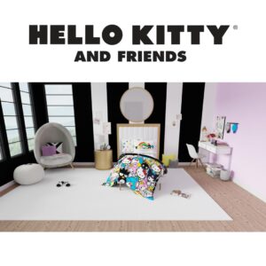 Franco Sanrio Hello Kitty & Friends Bedding 5 Piece Super Soft Comforter and Sheet Set with Sham, Twin, (100% Official Licensed Product) Collectibles