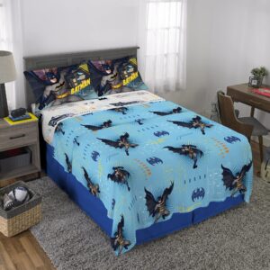 Franco Kids Bedding Super Soft Microfiber Sheet Set, Full, Batman