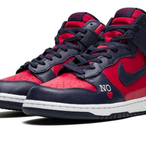 Nike Mens SB Dunk High DN3741 600 Supreme - by Any Means - Navy/Red - Size 10