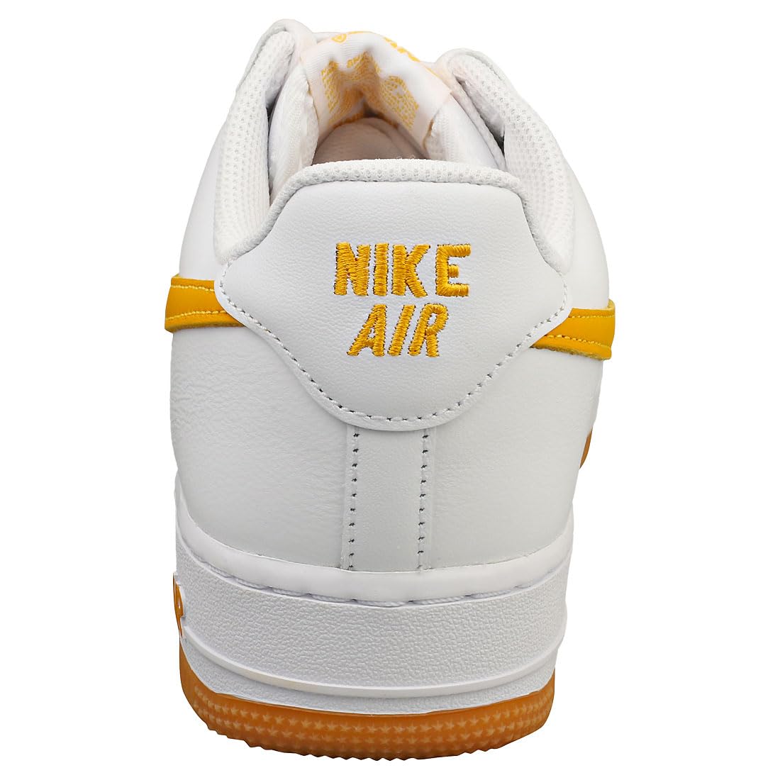 Nike Men's Air Force 1 Low Retro Shoe, White/University Gold, 10