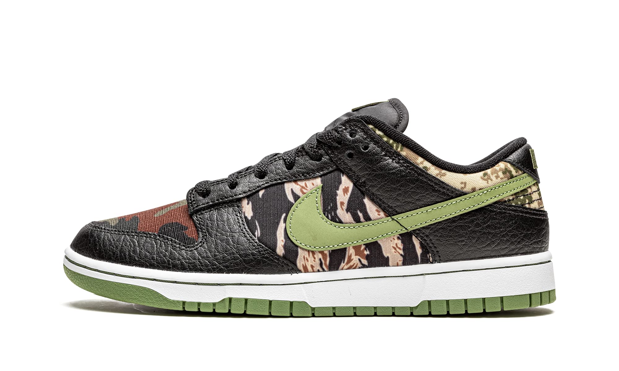 Nike Mens Dunk Low DH0957 001 Black Multi-Camo - Size 10