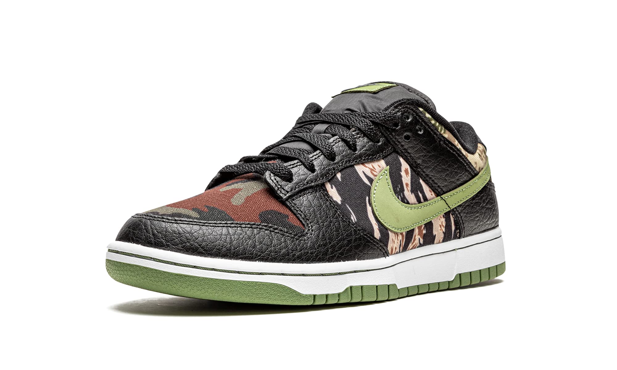 Nike Mens Dunk Low DH0957 001 Black Multi-Camo - Size 10