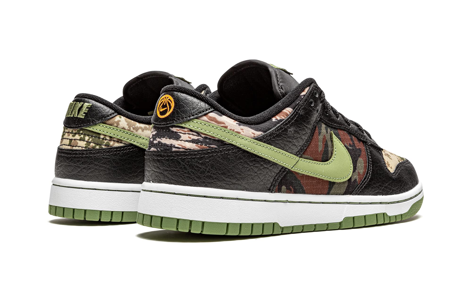 Nike Mens Dunk Low DH0957 001 Black Multi-Camo - Size 10