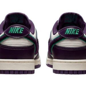 Nike Mens Dunk Low DQ7683 100 Chenille Swoosh - Grand Purple - Size 10