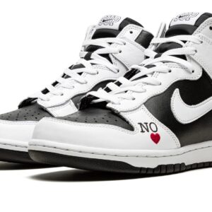 Nike Mens SB Dunk High DN3741 002 Supreme - by Any Means - White/Black - Size 9