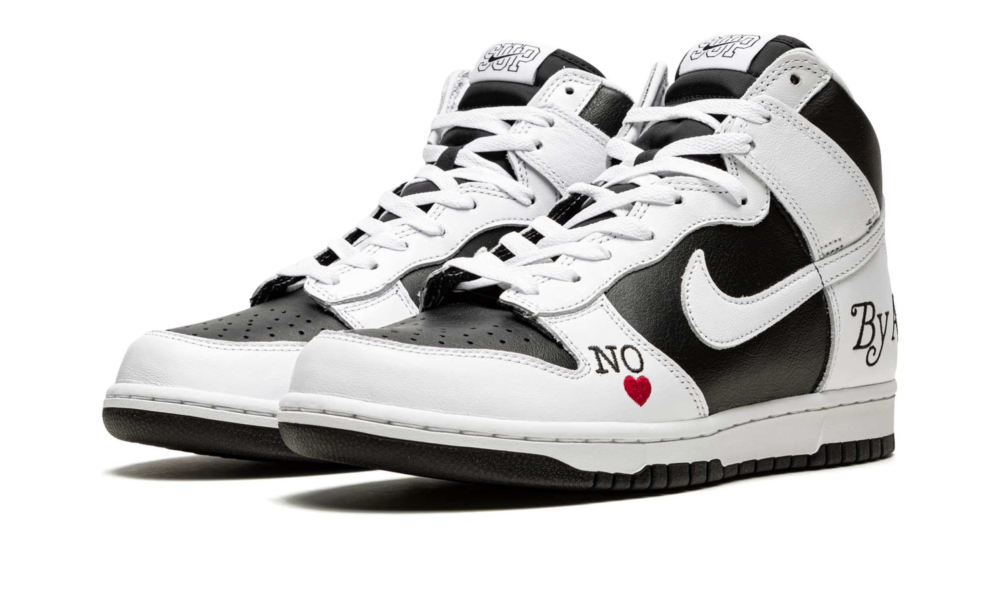 Nike Mens SB Dunk High DN3741 002 Supreme - by Any Means - White/Black - Size 9