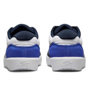 Nike SB Force 58 Shoes, Obsidian White Hyper Royal Obsidian, 42.5 EU