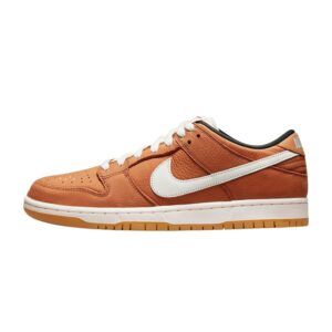 nike mens sb dunk low pro iso dh1319 200 dark russet - size 8