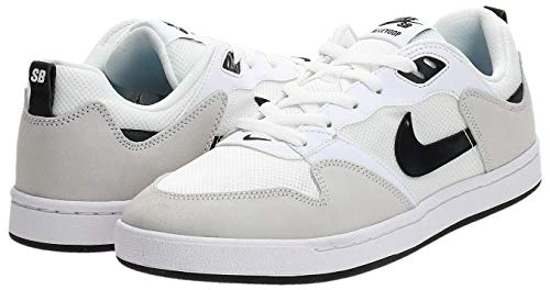 Nike SB Alleyoop Mens Trainers CJ0882 Sneakers Shoes (UK 8 US 9 EU 42.5, White Black White 100)