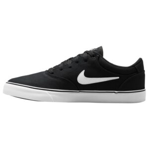 nike sb chron 2 cnvs mens style : dm3494-001 black/white-black