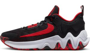 nike giannis immortality 2 men's basketball shoes, black/university red-wolf grey,10 uk (11 us)