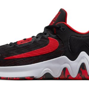 Nike Giannis Immortality 2 Men's Basketball Shoes, BLACK/UNIVERSITY RED-WOLF GREY,10 UK (11 US)