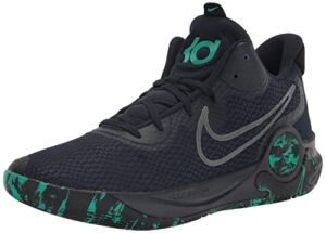 nike men's kd trey 5 ix basketball sneakers, obsidian/cool grey-black, 10 m us