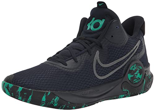 Nike Men's KD Trey 5 IX Basketball Sneakers, Obsidian/Cool Grey-Black, 10 M US