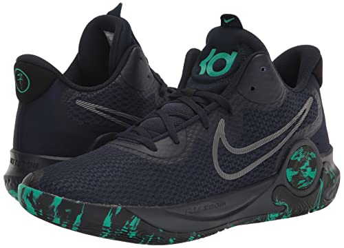 Nike Men's KD Trey 5 IX Basketball Sneakers, Obsidian/Cool Grey-Black, 10 M US