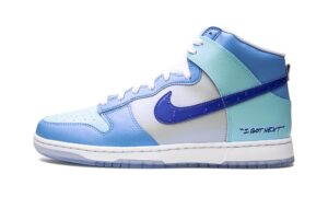 nike mens dunk high shoes, copa/university blue/white/gam, 9