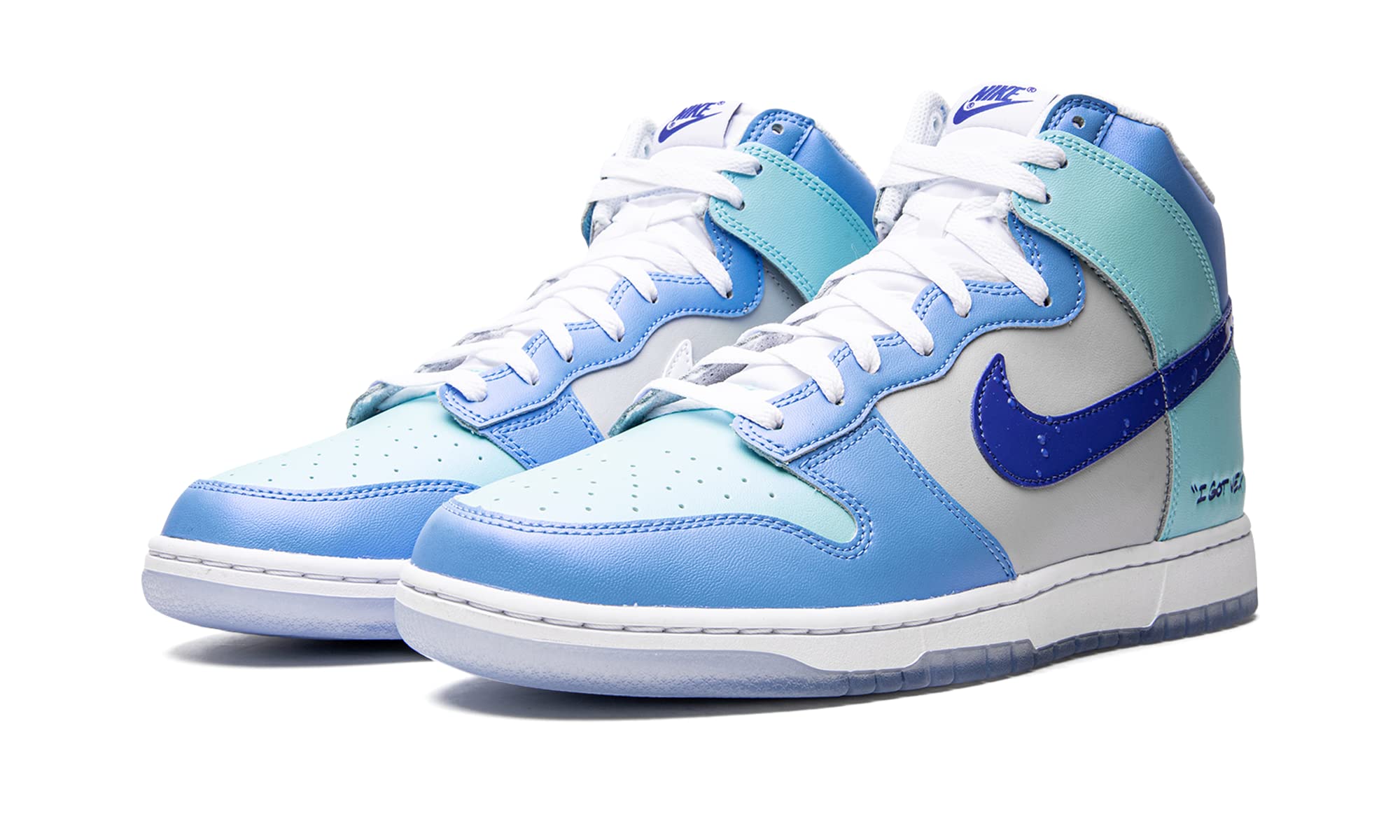 Nike mens Dunk High shoes, Copa/University Blue/White/Gam, 9