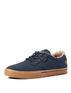 etnies men's jameson 2 eco skate shoe, navy/gum/gold, 10 medium us