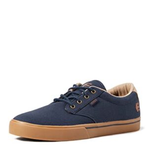 Etnies Men's Jameson 2 ECO Skate Shoe, Navy/Gum/Gold, 10 Medium US