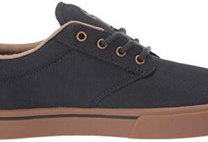 Etnies Men's Jameson 2 ECO Skate Shoe, Navy/Gum/Gold, 10 Medium US