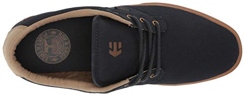 Etnies Men's Jameson 2 ECO Skate Shoe, Navy/Gum/Gold, 10 Medium US