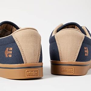 Etnies Men's Jameson 2 ECO Skate Shoe, Navy/Gum/Gold, 10 Medium US