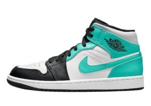 jordan mens air jordan 1 mid 554724 132 island green - size 10