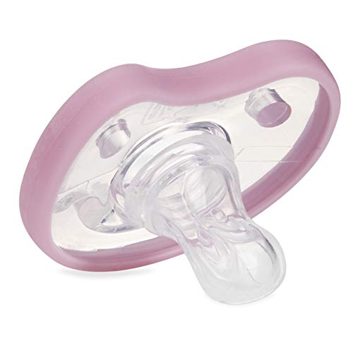 Dr. Talbot's Soft-Flex Orthodontic Pacifiers 6-12 Months, Pink/Aqua, Girl, 2 Count