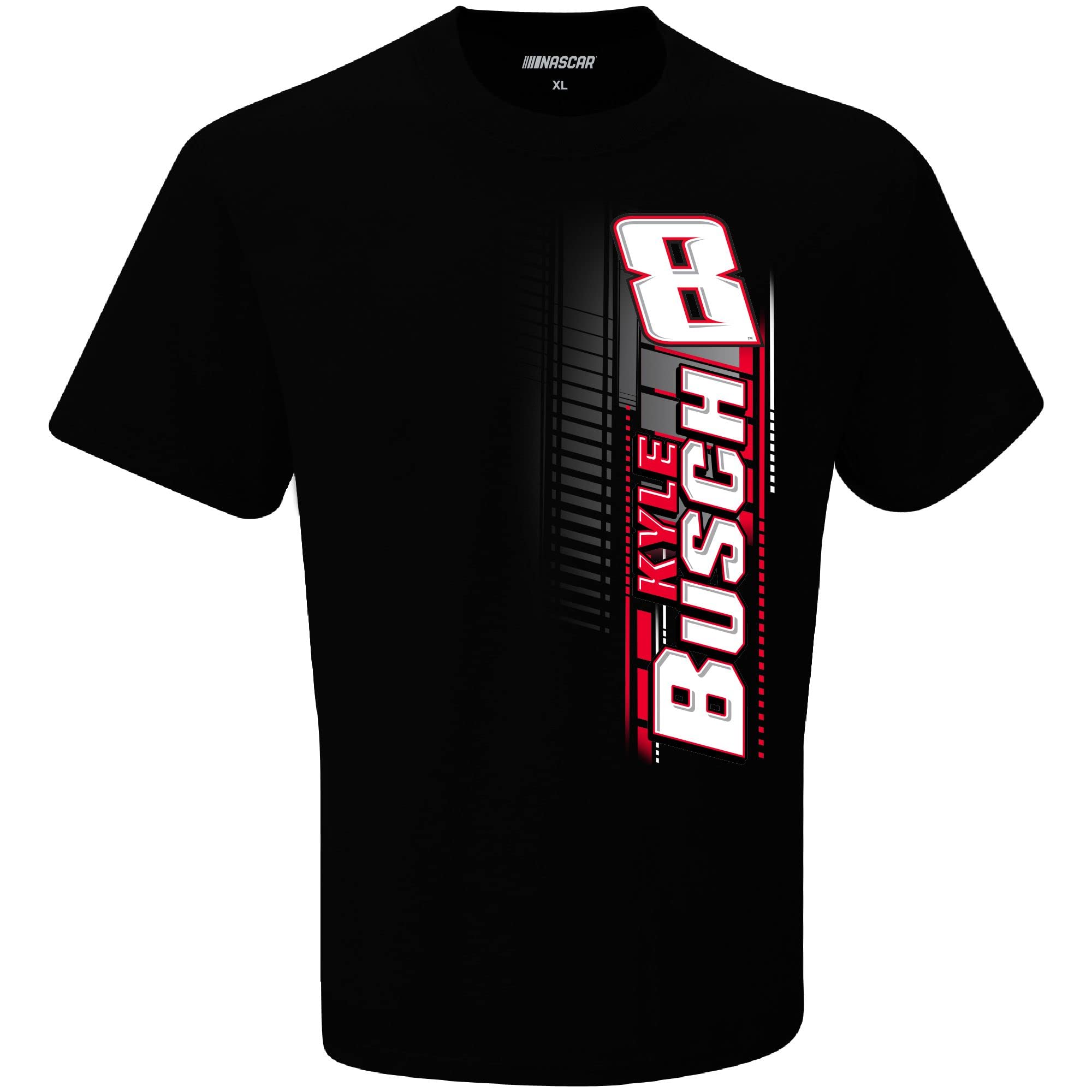 Checkered Flag Sports Kyle Busch 2023 Number 8 Tech T-Shirt Black (as1, Alpha, l, Regular, Regular)