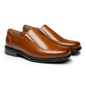 Bruno Marc Mens Mens Leather Lined Dress Loafers Shoes,1-Dark-Brown - 11 Wide (Statewide-01)