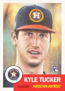 2019 topps living set baseball #152 kyle tucker rookie card houston astros - only 3,853 made!