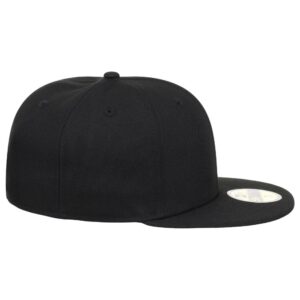 New Era Blank Custom 59FIFTY Fitted Cap (6 7/8, Black/Grey UV)