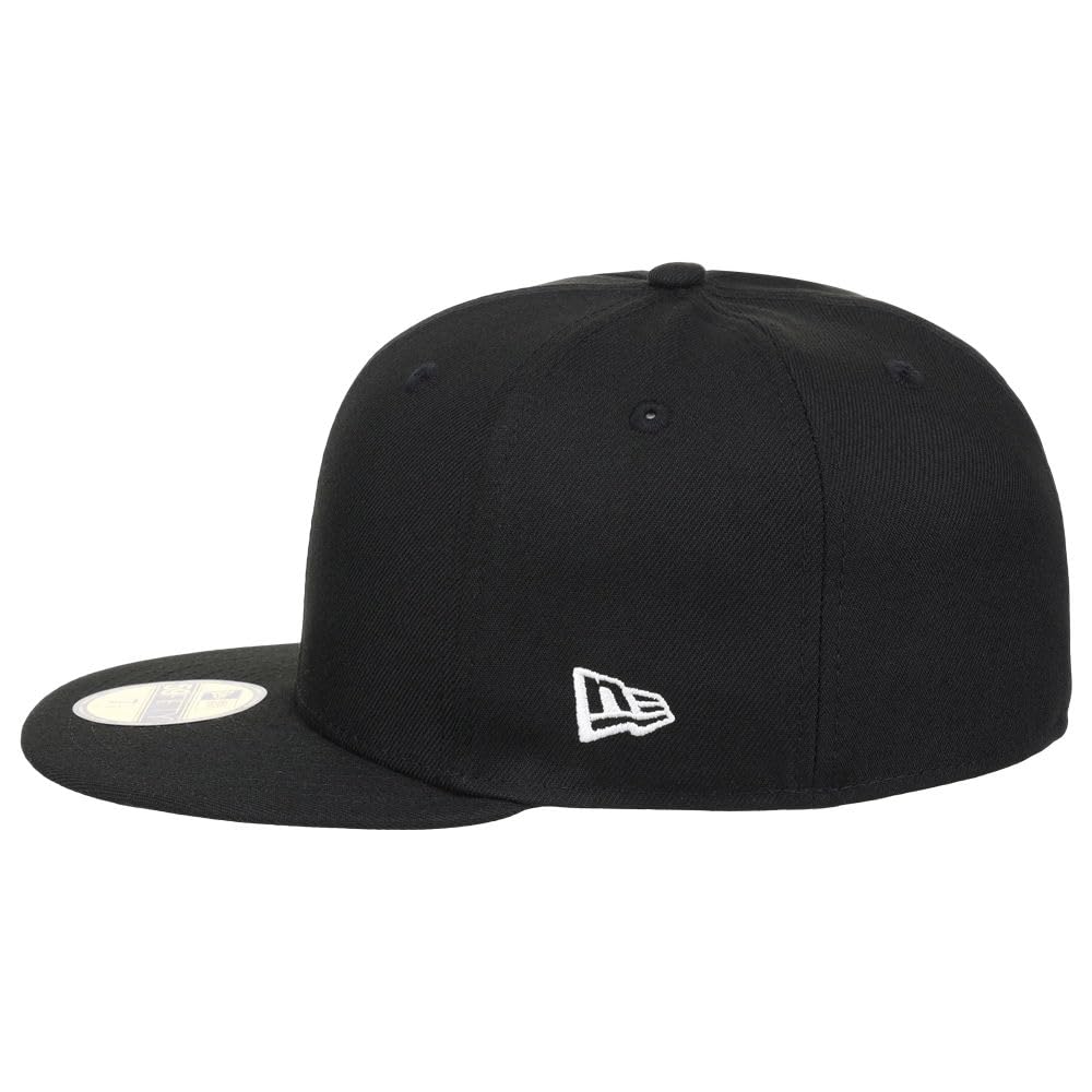 New Era Blank Custom 59FIFTY Fitted Cap (6 7/8, Black/Grey UV)