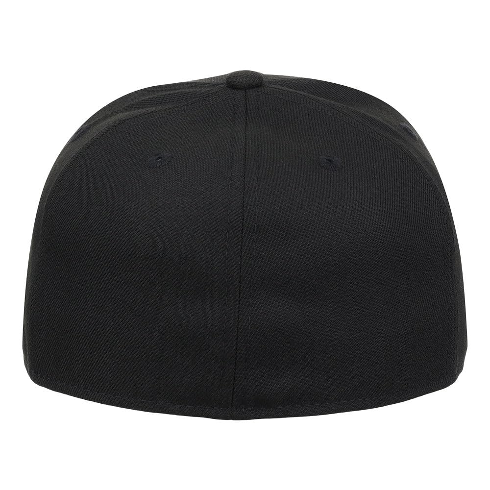 New Era Blank Custom 59FIFTY Fitted Cap (6 7/8, Black/Grey UV)