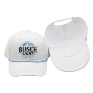 Busch Light White Snapback Hat