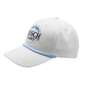 Busch Light White Snapback Hat