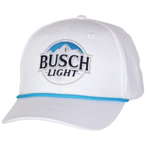 Busch Light White Snapback Hat