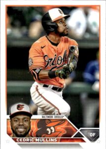 2023 topps #317 cedric mullins baltimore orioles baseball official trading card of the mlb