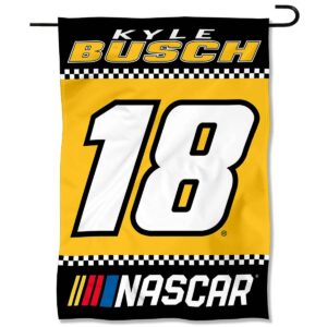 kyle busch double sided garden banner flag