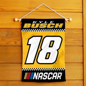 Kyle Busch Double Sided Garden Banner Flag