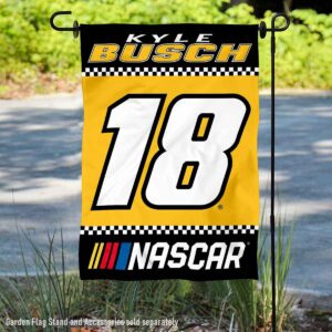 Kyle Busch Double Sided Garden Banner Flag