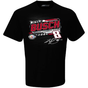 nascar kyle busch 2023 schedule t-shirt - automotive racing apparel cup series t-shirt medium