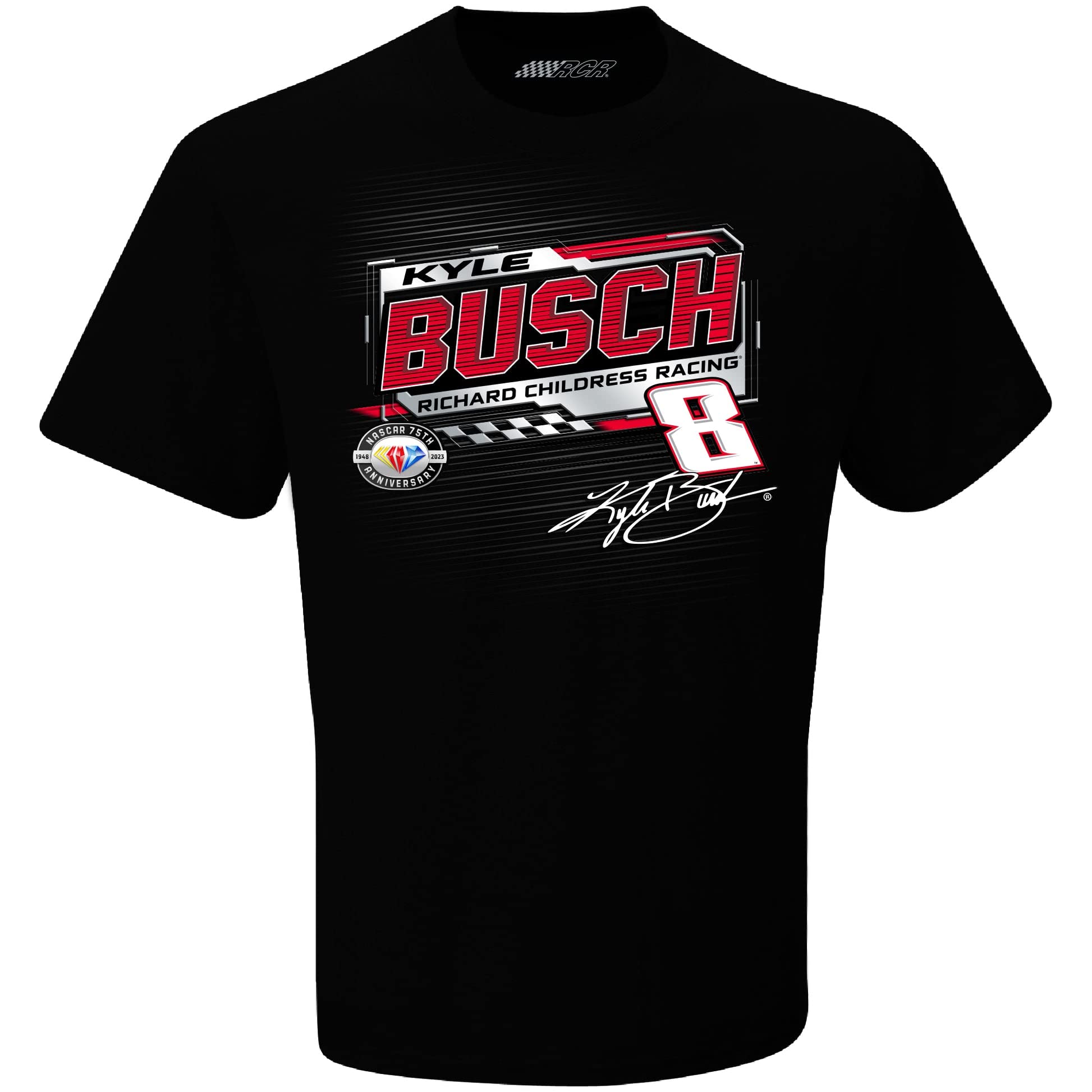 NASCAR Kyle Busch 2023 Schedule T-Shirt - Automotive Racing Apparel Cup Series T-Shirt Medium