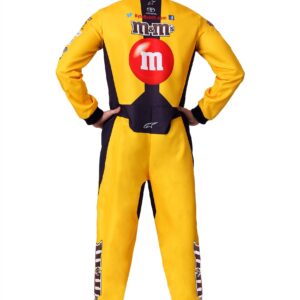 Fun Costumes Uniform Costume of NASCAR Kyle Busch Plus Size 2X Yellow 2X