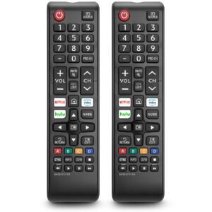 (pack of 2) universal remote control for all samsung tv,for samsung smart tv remote,4k uhd ultra hd 3d led lcd smart tvs