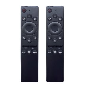 【pack of 2】 universal remote-control for samsung smart-tv, remote-replacement of hdtv 4k uhd curved qled and more tvs, with netflix prime-video hulu buttons