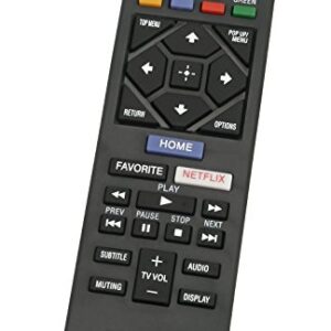 RMT-VB201U Replace Remote Control fit for Sony Blu-Ray BD Disc DVD Player BDP-BX370 BDP-S1700 BDP-S3700 UBP-X700 BDPBX370 BDPS1700 BDPS3700 UBPX700