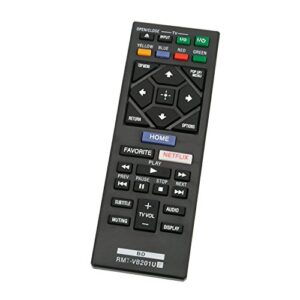 RMT-VB201U Replace Remote Control fit for Sony Blu-Ray BD Disc DVD Player BDP-BX370 BDP-S1700 BDP-S3700 UBP-X700 BDPBX370 BDPS1700 BDPS3700 UBPX700